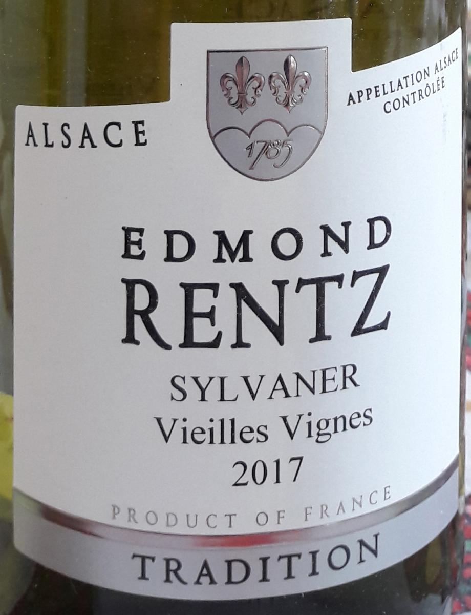 Octobre 2019 le Sylvaner vieilles vignes 2017 du Domaine Rentz - Claire ...